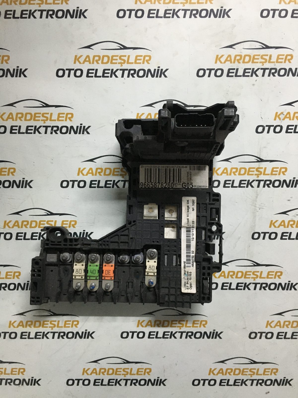 CITROEN C4 SİGORTA KUTUSU 9665878280 - Kardeşler Oto Elektronik
