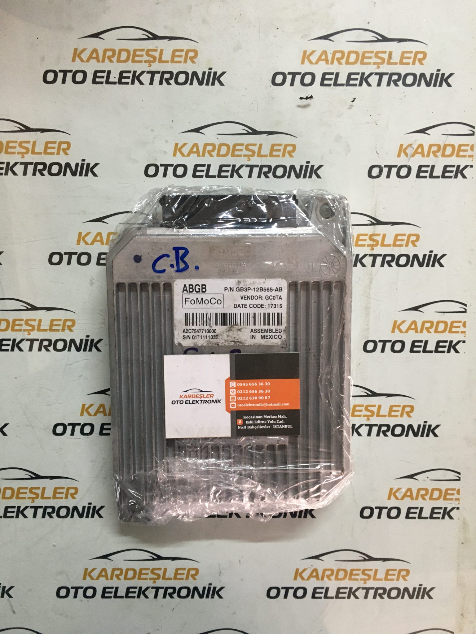 GB3P-12B565-AB FORD RANGER MOTOR BEYİNİ A2C7547710000 ABGB - Kardeşler ...